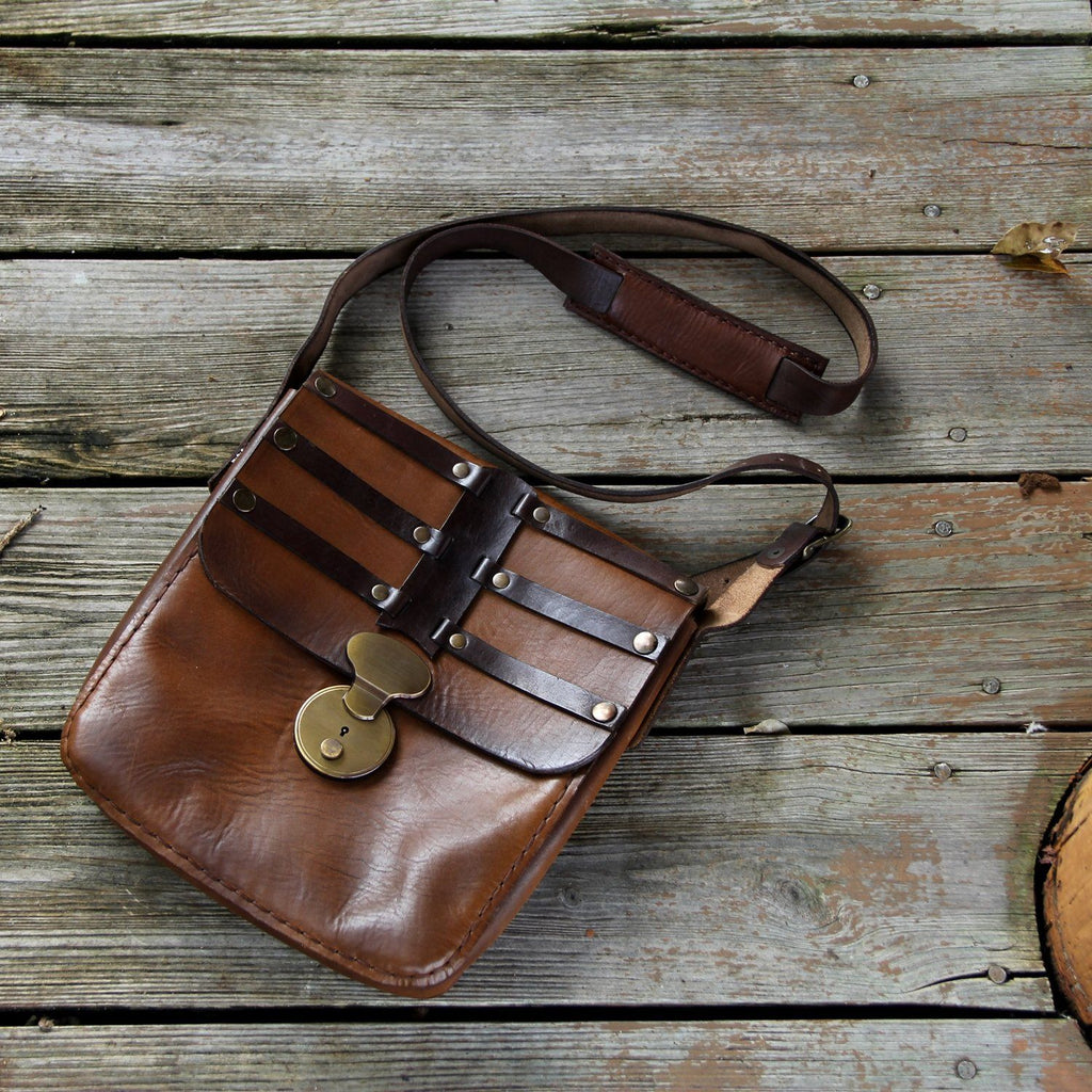 Handcrafted Genuine Vegetal Brown Leather Postman Shoulder Bag - Shoul ...