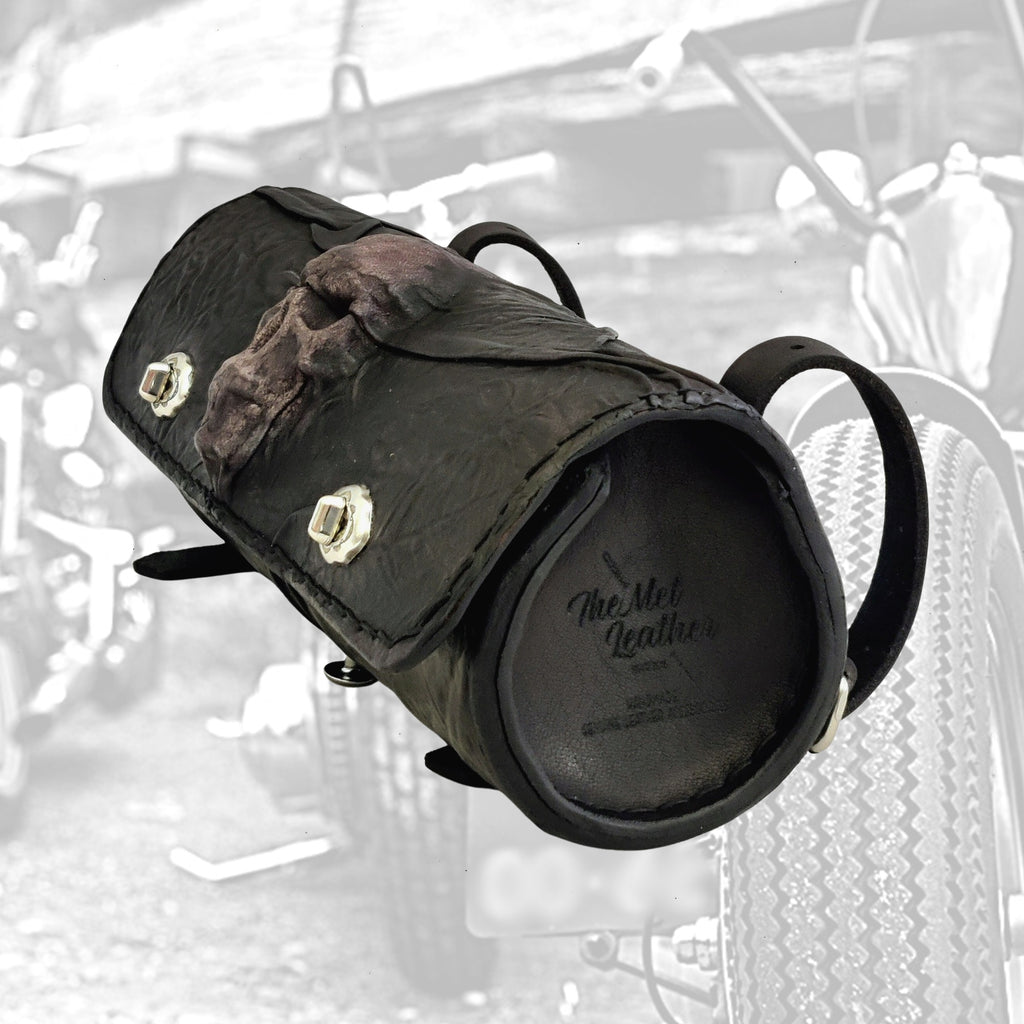 Made To Order-Handcrafted Genuine Vegetal Leather Front Fork Tool Bag ...