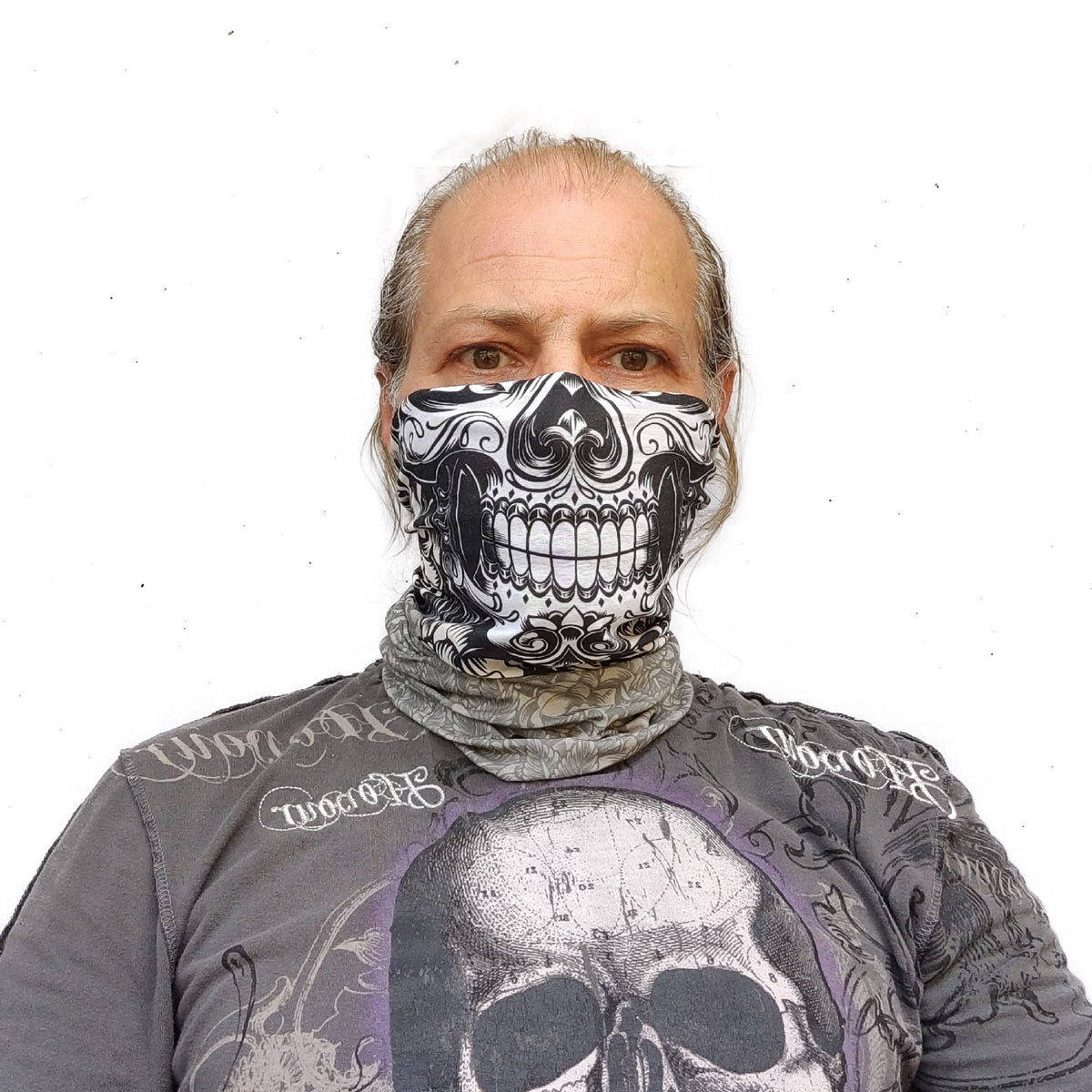 Skull Half Mask Bandana