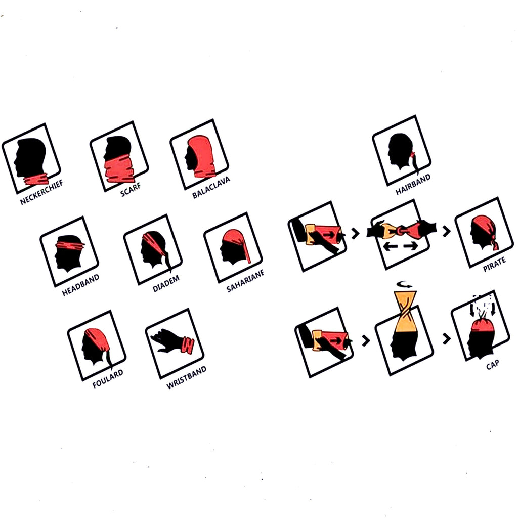 Face Mask-Head Scarves-Headband-Bicycle Splash-Colorful Cycling Bandan ...